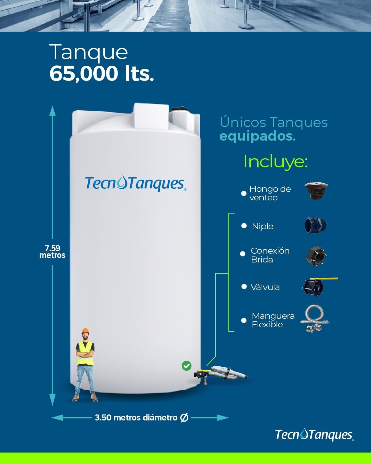 Tanque Industrial: Almacenamiento de Grandes Volúmenes